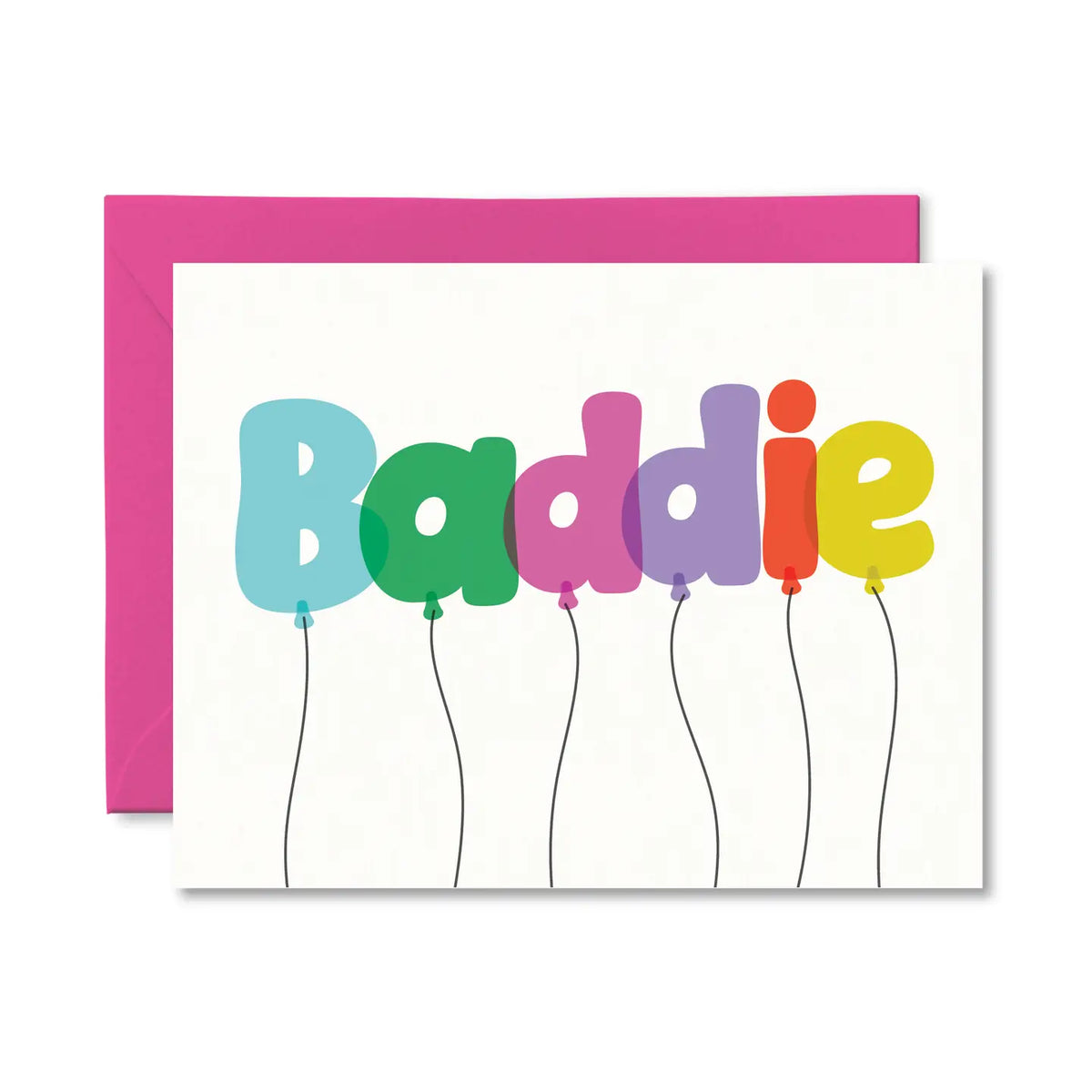 Baddie Balloons Card – The Card Room at KRICKET’S