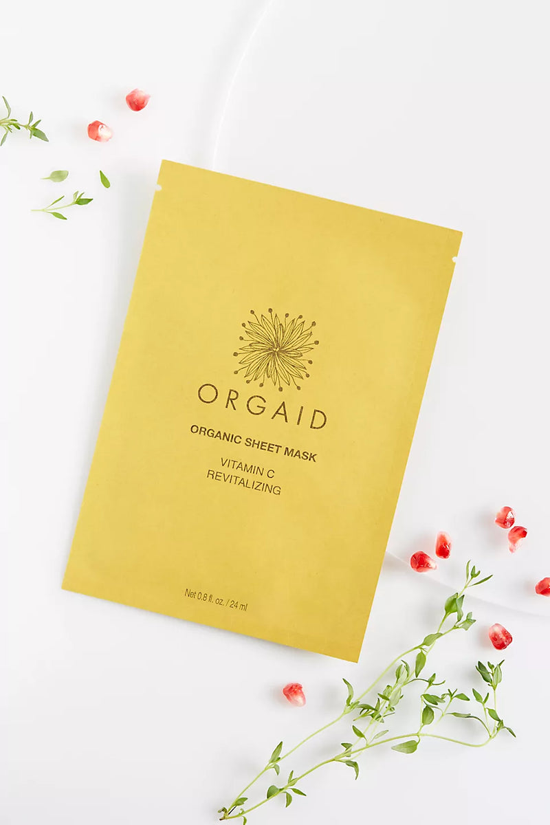 Orgaid - Organic Sheet Mask Vitamin C & Revitalizing – The Card Room at ...